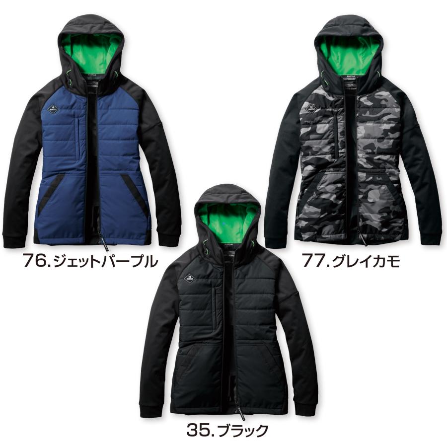 BURTLE バートル 3220 ヒーター フーディージャケット 2023秋冬2024 防風 防寒 撥水 男女兼用 電熱パッド おしゃれ かっこいい サーモクラフト : アパレルモード ...