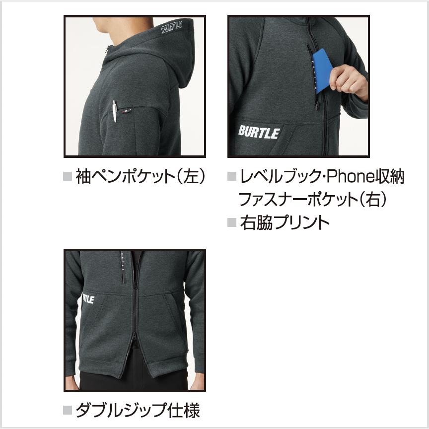 BURTLE（バートル） 4089 エアーテックフーディー S〜XXL : アパレルモード - 通販 - Yahoo!ショッピング