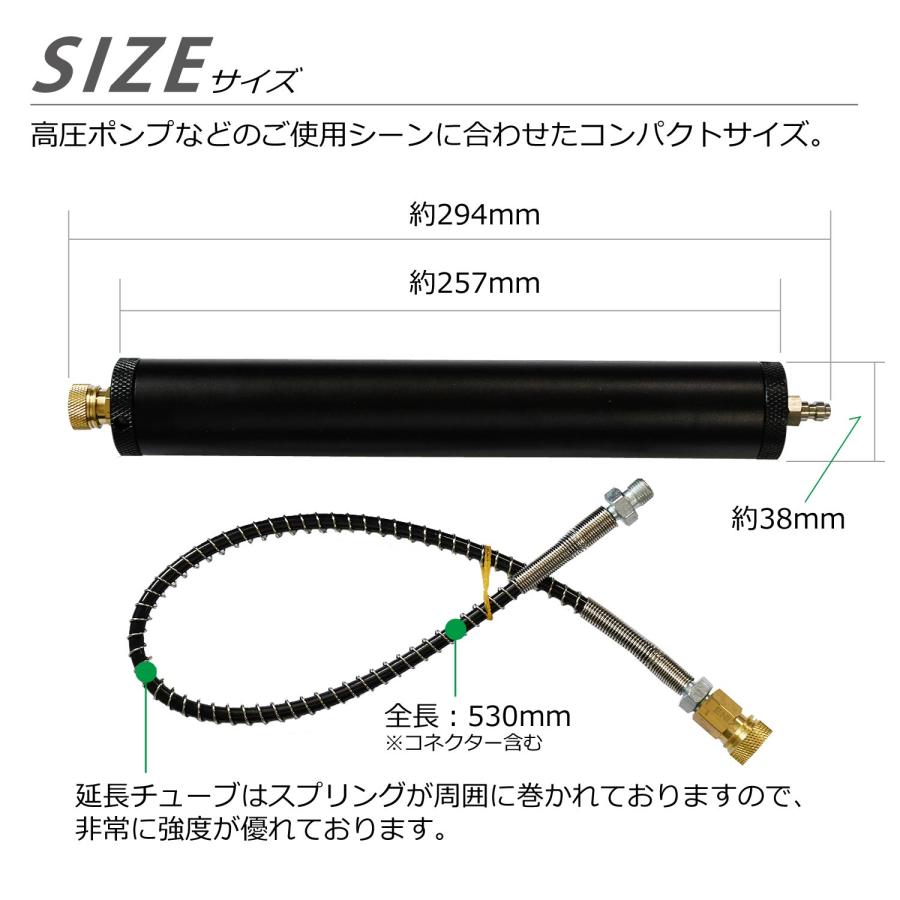 CKガンクラフト 高圧 ポンプ 油水分離 エアーフィルター 30mpa 4500psi 活性炭 フィルター付き コンプレッサー 水分分離 ...
