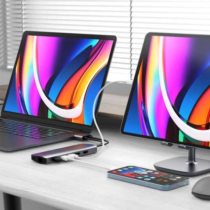 HyperDrive VIPER 10-in-2 USB-C ハブ MacBook Pro Air ハブ SDカードリーダー USB C ...