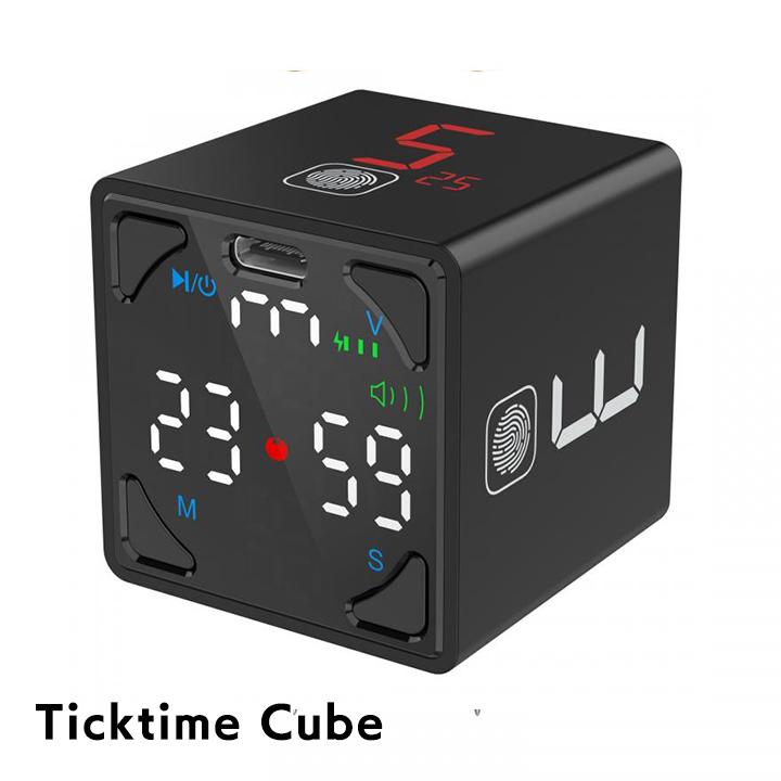 Ticktime Cube ブラック ポモドーロ タイマー キッチンタイマー カウントダウン : AB-Next - 通販 - Yahoo!ショッピング