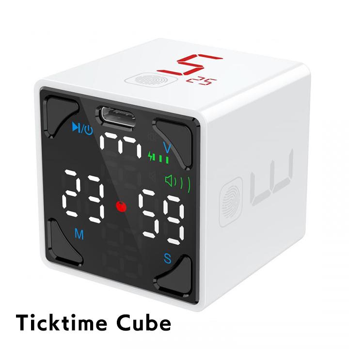 Ticktime Cube ホワイト ポモドーロ タイマー キッチンタイマー カウントダウン : AB-Next - 通販 - Yahoo!ショッピング