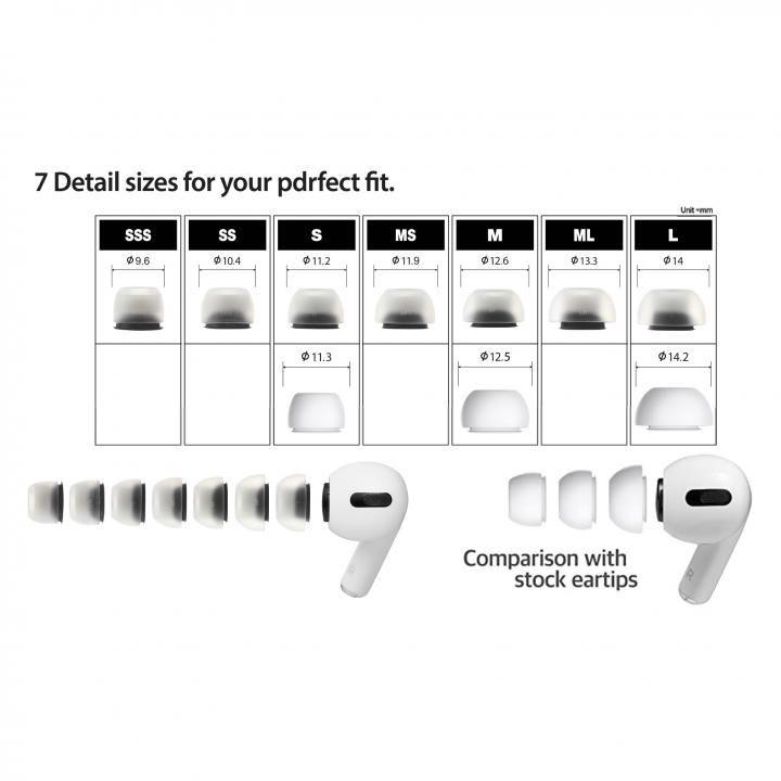 AZLA SednaEarfit MAX AirPods Pro イヤーピース M/ML/Lサイズ各 AZLA SednaEarfit MAX AirPods Pro イヤーピース M/ML/Lサイズ各