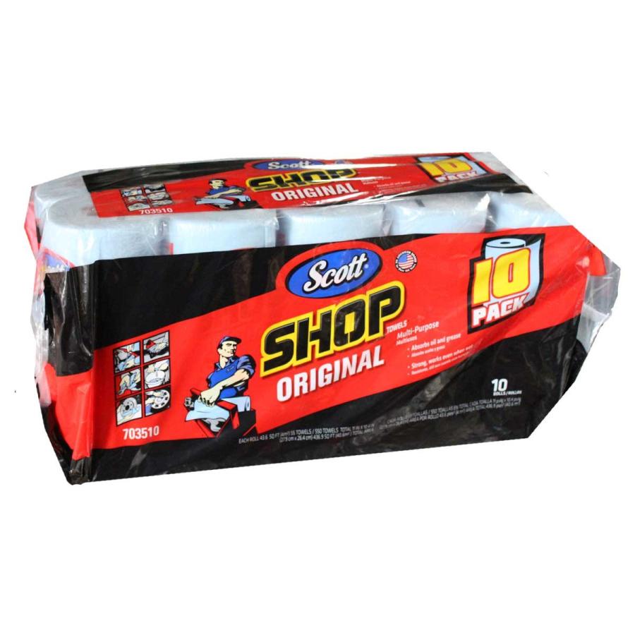 Scott スコット カーショップタオル10ロール(550シート) : Apple Mint - 通販 - Yahoo!ショッピング