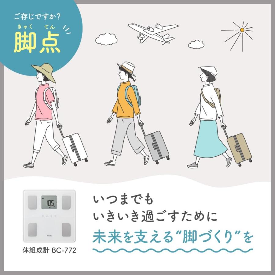 タニタ 体重計 体組成計【業界初 脚点判定（体重を支える足の筋肉量を点数化）】体脂肪率/筋肉量/内臓脂肪レベル/体重/体内年齢/基礎代謝量/BMI/乗 : Apple Mint - 通販 ...