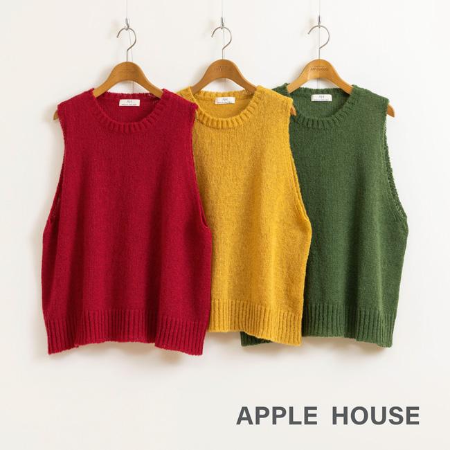 APPLE HOUSE（アップルハウス） K8524モヘヤベスト ウール混 ニット : APPLE HOUSE Yahoo!店 - 通販 - Yahoo!ショッピング