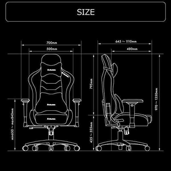 Bauhutte バウヒュッテ ゲーミングチェア G-571-BK ブラック 黒 ポケットコイル内蔵 広い昇降幅 ハイバック 4Dアームレスト 高身長にも対応 -メーカー直送- : アプライド ...