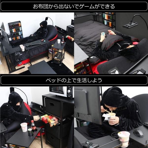 Bauhutte バウヒュッテ ベッドデスク BHD-1200BD-BK 昇降式 ブラック -メーカー直送- :0397-4589946142693:アプライド - 通販 - Yahoo!ショッピング