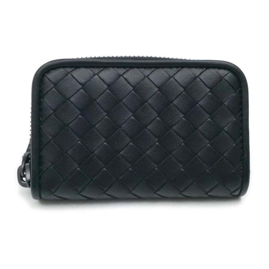 BOTTEGA VENETA（ボッテガ・ヴェネタ） 【未使用-新品同様】ボッテガヴェネタ ラウンドファスナー コインケース コインパース 黒 ...
