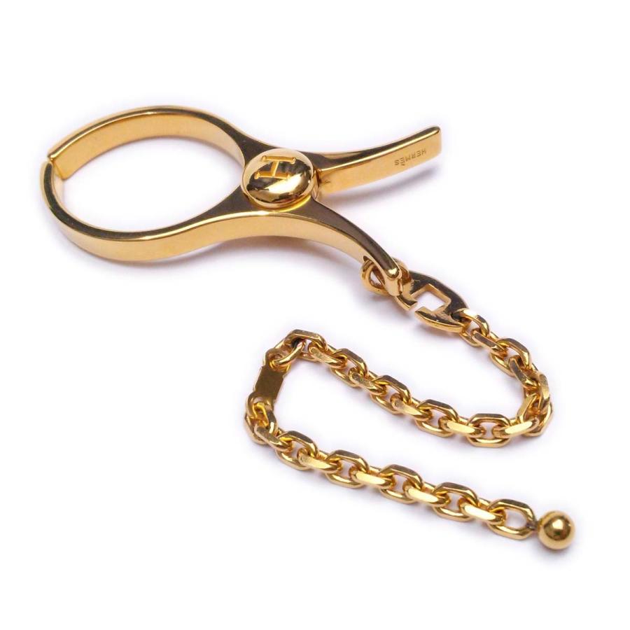 HERMES 【美品】エルメス グローブホルダー イエローゴールド 手袋ばさみ バネ元気 フィルー バッグチャーム ap7768【一撃即決 ...