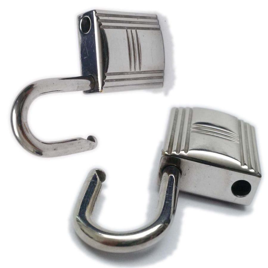 【良品】エルメス カデナのみ 鍵無し 100番【開けたままお届け】バッグチャーム トップにも 南京錠 ap7801【一撃即決】 :7801 ...