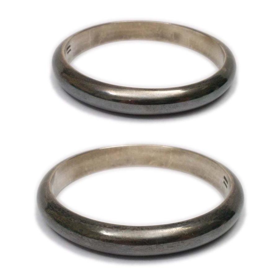 TIFFANY&Co. 【美品】ティファニー MEXICO メキシコ バングル アンティーク 内周約21.5cm SV925 41.9g 銀製 ...