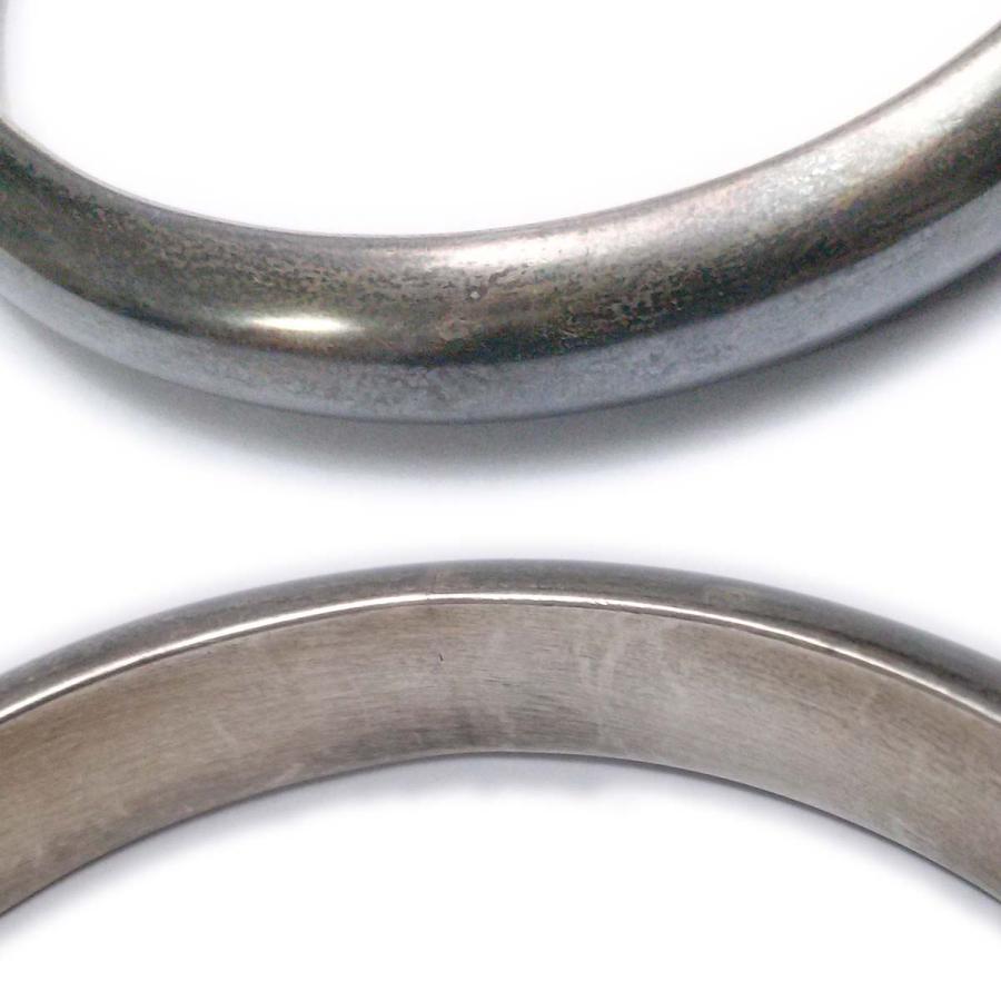 TIFFANY&Co. 【美品】ティファニー MEXICO メキシコ バングル アンティーク 内周約21.5cm SV925 41.9g 銀製 ...