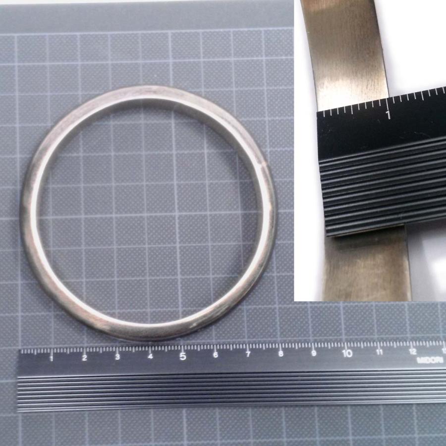 TIFFANY&Co. 【美品】ティファニー MEXICO メキシコ バングル アンティーク 内周約21.5cm SV925 41.9g 銀製 ...