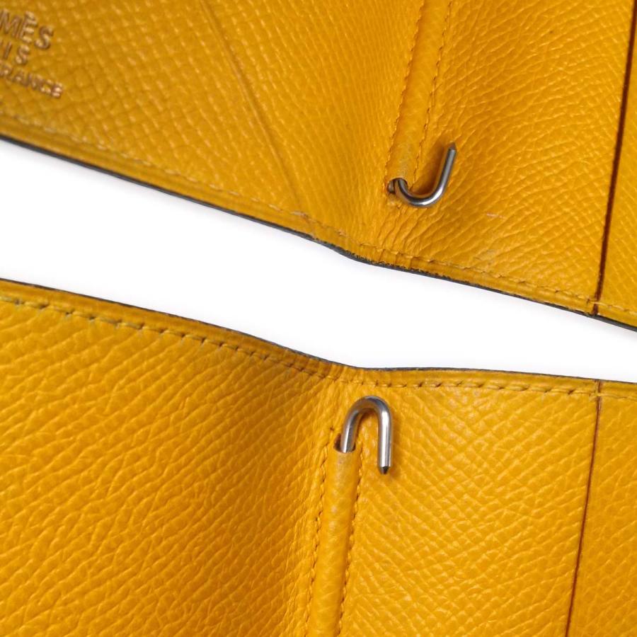 HERMES 【美品-良品】エルメス アジェンダヴィジョン 手帳カバー クシュベル ネイビー/黄色 バイカラー A刻印ap8535【一撃即決 ...