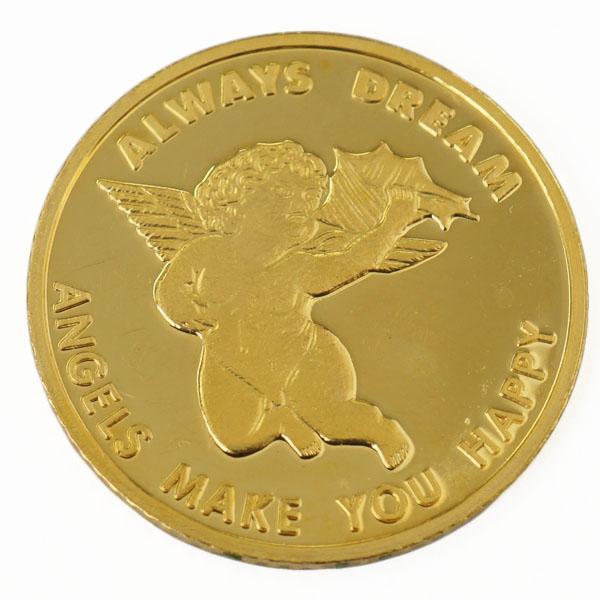 中古AB/使用感小 エンジェル 金貨 純金 2.5g 天使 コイン 24金 K24 貨幣 20384065 : APRE - 通販 - Yahoo!ショッピング