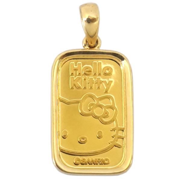 中古SA/極美品 ペンダントトップ ハローキティ HelloKitty 1gインゴット 純金 K24 24K サンリオ インゴット：K24/枠：K18 : APRE - 通販 - Yahoo ...