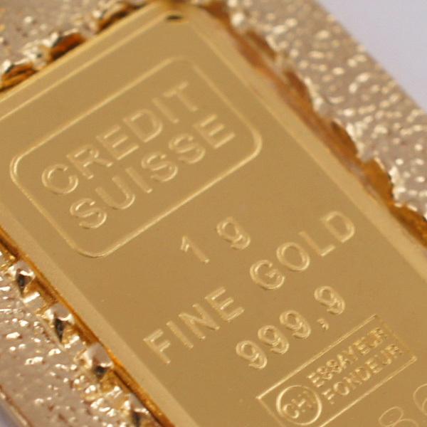 K24 リバティ インゴット 1g K18枠付き プレート型 K18 ペンダントトップ 新品 ipap-290 : APRE - 通販 - Yahoo!ショッピング