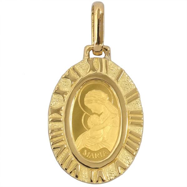新品N/新品 マリア キリスト K24 インゴット 1g K18枠付き オーバルプレート型 24金 18金 K18 ペンダントトップ ipap-327 : APRE - 通販 - Yahoo ...