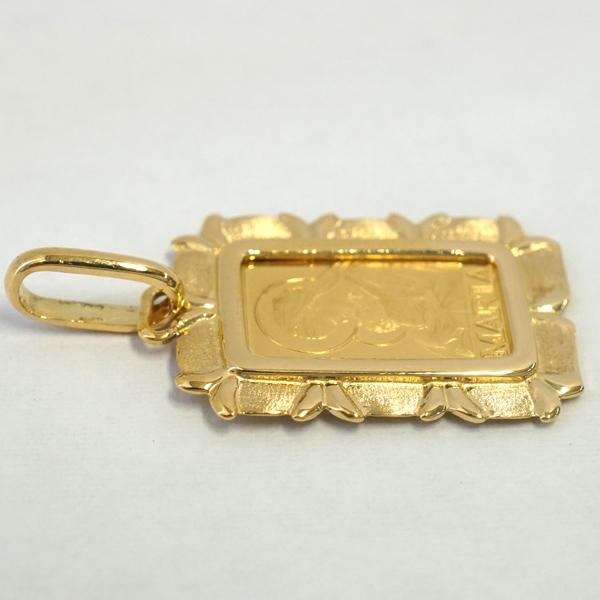 新品N/新品 マリア キリスト K24 インゴット 1g K18枠付き プレート型 24金 18金 K24 K18 ペンダントトップ pfpap-13 :pfpap-13:APRE - 通販 ...