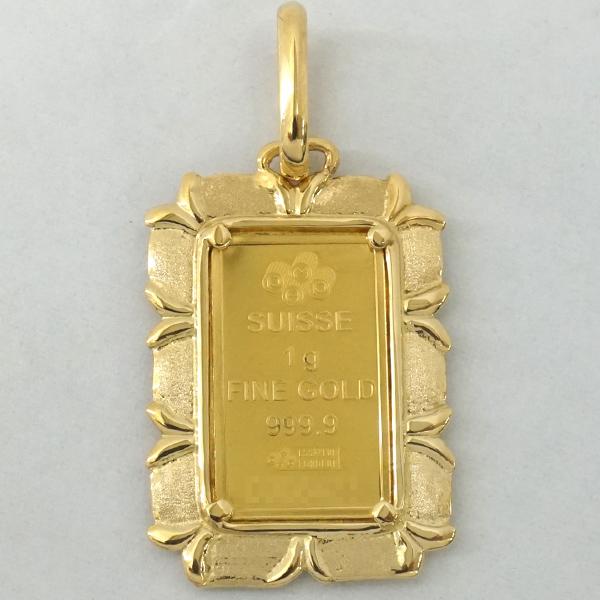 新品N/新品 マリア キリスト K24 インゴット 1g K18枠付き プレート型 24金 18金 K24 K18 ペンダントトップ pfpap-13 :pfpap-13:APRE - 通販 ...