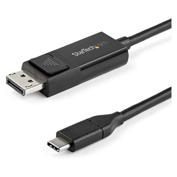 StarTech CDP2DP2MBD ブラック USB-C-DisplayPort 1.2 変換ケーブル 2m 双方向対応 ...