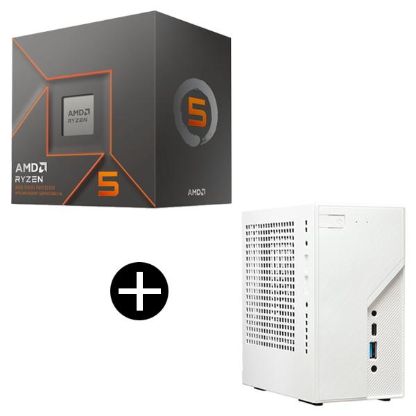 AMD Ryzen 5 8500G BOX With Wraith Stealth Cooler CPU + ASRock DeskMini ...
