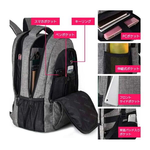 MATEIN ラップトップバックパック 15.6インチ(容量28L) BLU 100700