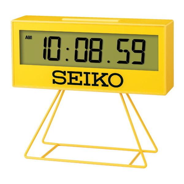 SEIKO（セイコー） スポーツタイマークロック SQ817Y イエロー : XPRICE Yahoo!店 - 通販 - Yahoo!ショッピング