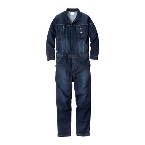 Dickies D686 INDIGO XS ストレッチシルキーデニム ツナギ : XPRICE Yahoo!店 - 通販 - Yahoo!ショッピング