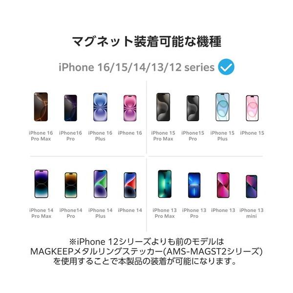 ELECOM AMS-MAGPDBK ブラック 壁掛けホルダー MagSafe対応 iPhone用 スマホホルダー マグネット パッド (キッチン/デスクの壁などに固定) : XPRICE ...