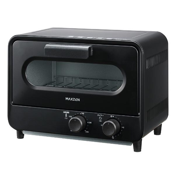 MAXZEN トースター オーブン 2枚 MTC-TD01-BK シンプル 2枚焼き トースト パン焼き機 タイマー付き パンくずトレー付き 一人暮らし 新生活 マクスゼン : XPRICE ...