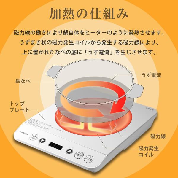 MAXZEN MIHS-MT140-BK ブラック 卓上IHコンロ(1400W) : 4571495435524 : XPRICE Yahoo!店 - 通販 - Yahoo!ショッピング