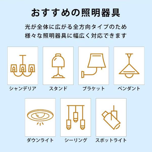 LED電球 E26 40W相当 電球色 485lm MAXZEN マクスゼン MLDA4L-G-04T1 26口金 消費電力3.5w 40000時間 40W形相当 40形相当 省エネ 節約 ...