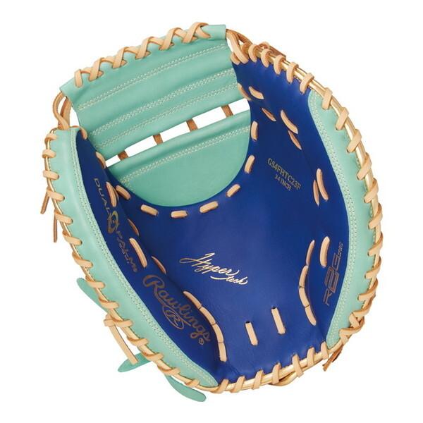 Rawlings ローリングス 野球 メンズソフト用グローブ ソフト ハイパーテック CO 23F インディゴ/ミント GS4FHTC23F ...