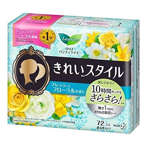 Kao 花王 ロリエ キレイスタイル Fフローラル 72個入り : XPRICE Yahoo!店 - 通販 - Yahoo!ショッピング