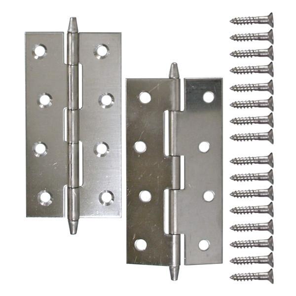 和気産業 VF-024 ステンロング丁番 2枚入 : XPRICE Yahoo!店 - 通販 - Yahoo!ショッピング