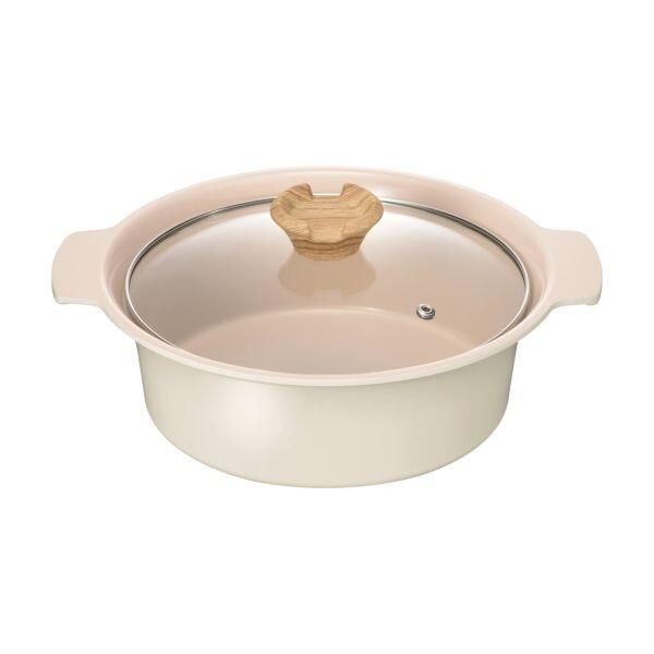 和平フレイズ RB-3307 アルモンデ 卓上鍋21cm ホワイト IH対応 : XPRICE Yahoo!店 - 通販 - Yahoo!ショッピング