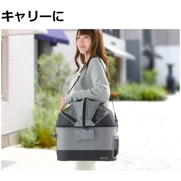 Richell ペットカート ミニモ グレー :4945680560085:XPRICE Yahoo!店 - 通販 - Yahoo!ショッピング