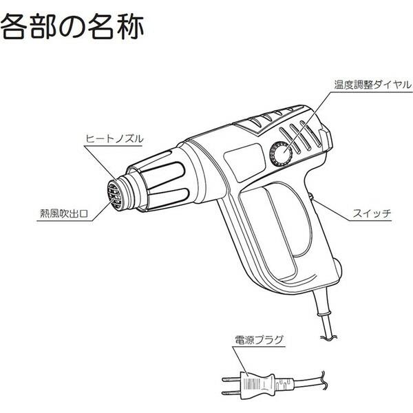 京セラ AHAG1551 ホットエアガン :4960673688720:XPRICE Yahoo!店 - 通販 - Yahoo!ショッピング