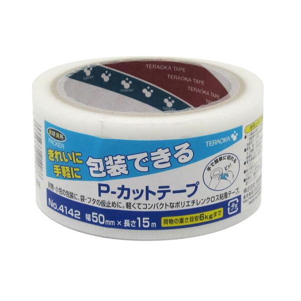 寺岡製作所 No.4142 貼ってはがせるPカットテープ 50mm×15m 透明 : XPRICE Yahoo!店 - 通販 - Yahoo!ショッピング