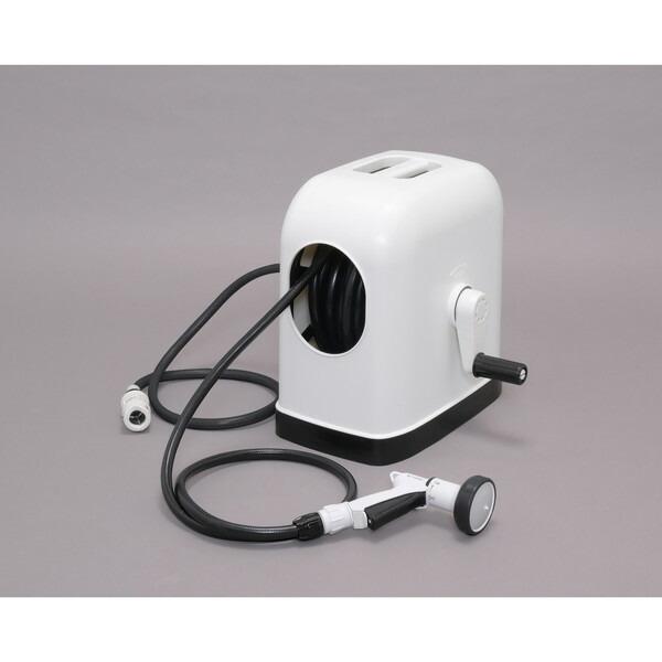 アイリスオーヤマ FHHG-30 ブラック/ホワイト フルカバーホースリールHG 30m メーカー直送 :4967576398626 ...