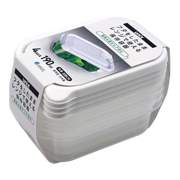 アスベル レンジ名人 長角SS 190ml 4個入 : XPRICE Yahoo!店 - 通販 - Yahoo!ショッピング