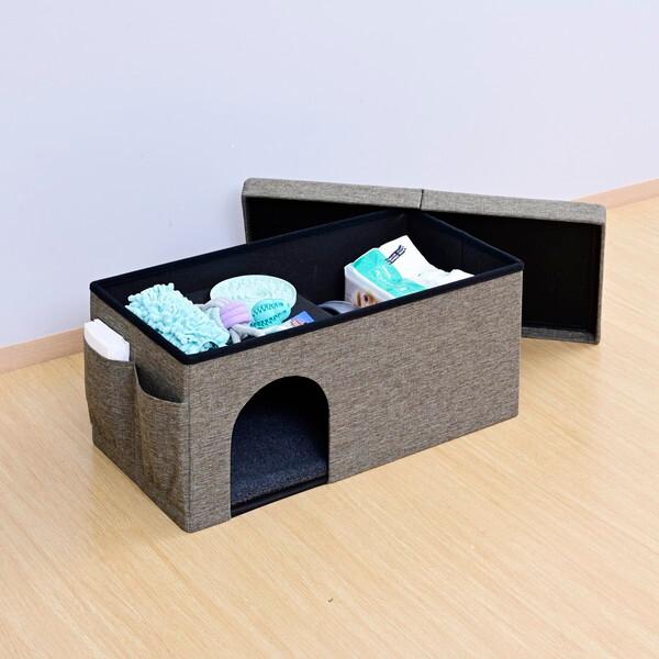 山善 PSS-70(BR) ペットハウスアンドスツール ダブル メーカー直送 : 4983771263385 : XPRICE Yahoo!店 - 通販 - Yahoo!ショッピング