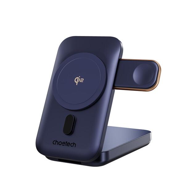 CHOETECH CHOETECH(チョエテック) sp230004-C04 ブルー B750 2-in-1 モバイルバッテリー (10000mAh PD20W Qi2ワイヤレス充電対応 ...