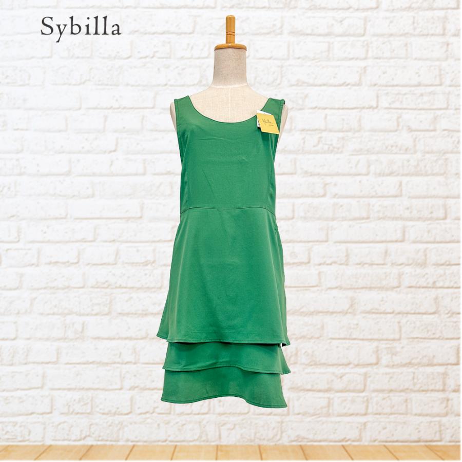 Sybilla エプロン おしゃれ ブランド シビラ クロスかぶり型（グリーン）BasicB : エプロン通販いただきマンマ - 通販 - Yahoo!ショッピング