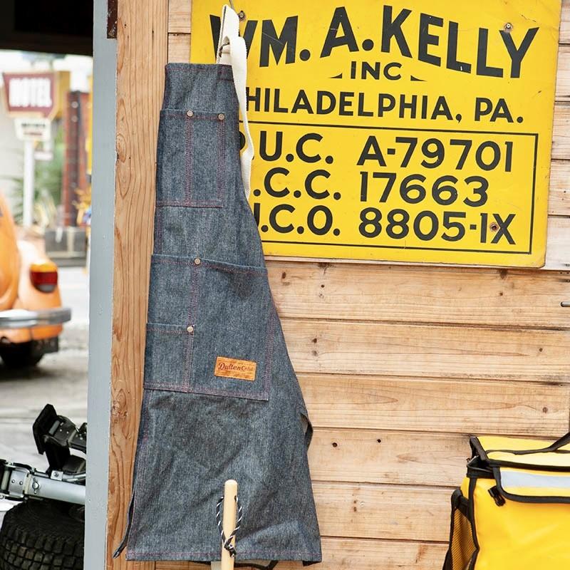 DALTON ダルトン ワークエプロン 胸当て 首掛け デニム メンズ エプロン カフェ 飲食店 ユニフォーム diy 作業用 業務用 男性 プレゼント 誕生日 ペア 男女兼用 ...