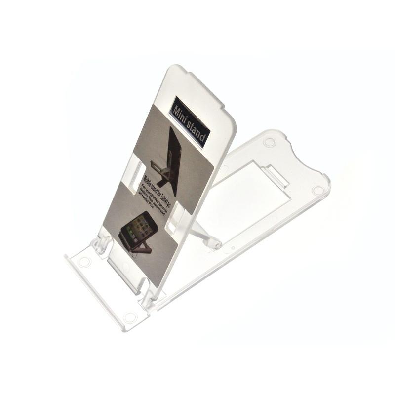 STAND-02 モバイルスタンド クリアー [コンパクト折りたたみ収納][角度調整可能] スマートフォン : mb-stand-02-c ...