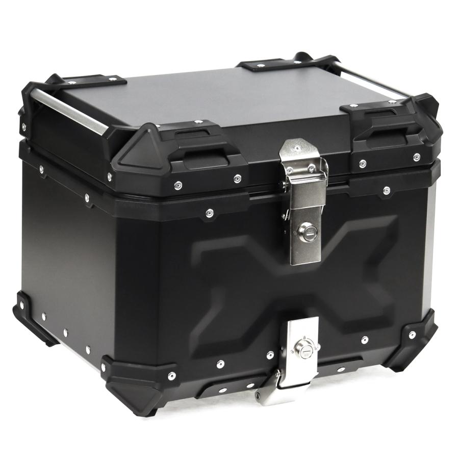 AG-APS 容量45L PCX専用 ボックス&キャリア セット ブラック Newステンレスヒンジタイプ バックレスト付 PCXリアボックス アルミリアボックス : APS-M - 通販 ...