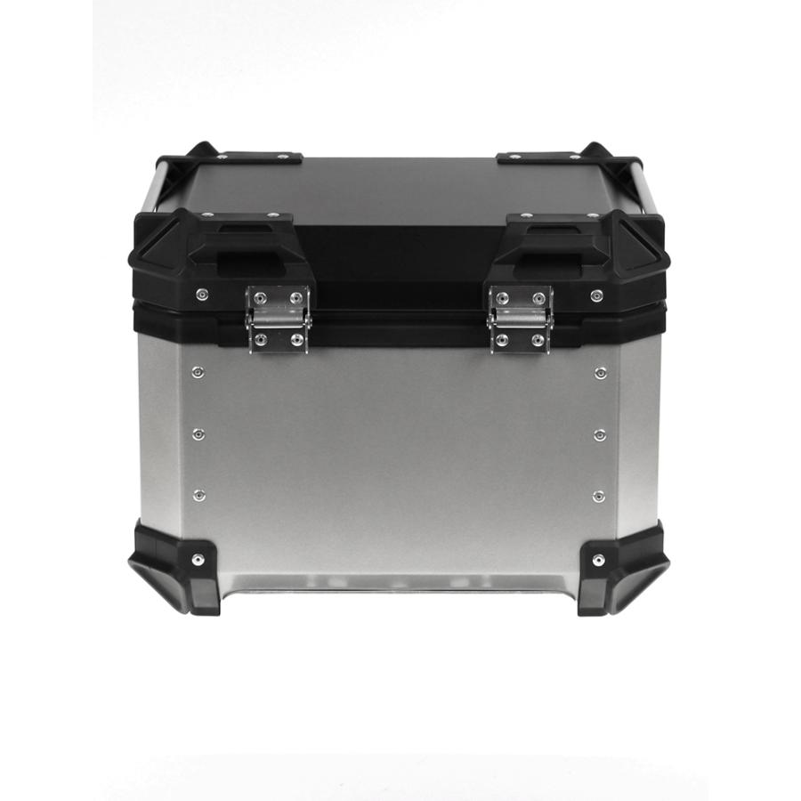 AG-APS 容量45L PCX専用 ボックス&キャリア セット シルバー Newステンレスヒンジタイプ バックレスト付 PCXリアボックス アルミリアボックス : APS-M - 通販 ...